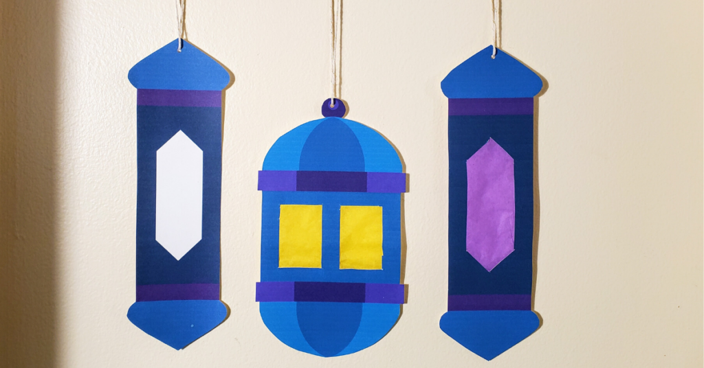 Ramadan Lantern Tissue Paper Craft Printable – Eid Collective